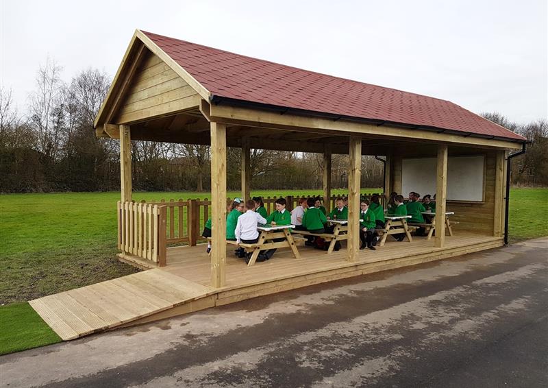 Outdoor Classrooms and Canopies For Schools | Pentagon Play