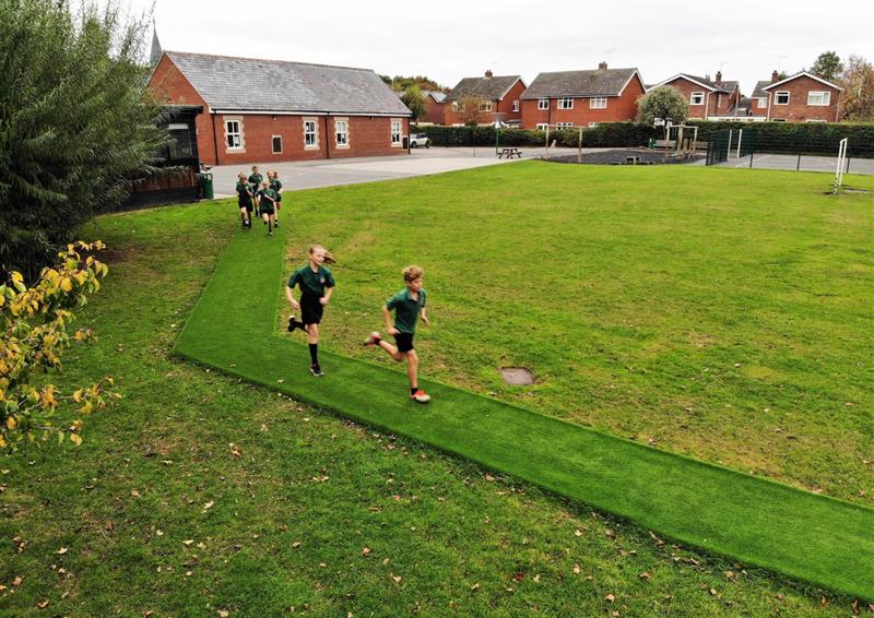 Daily Mile Tracks For Schools | Pentagon Play