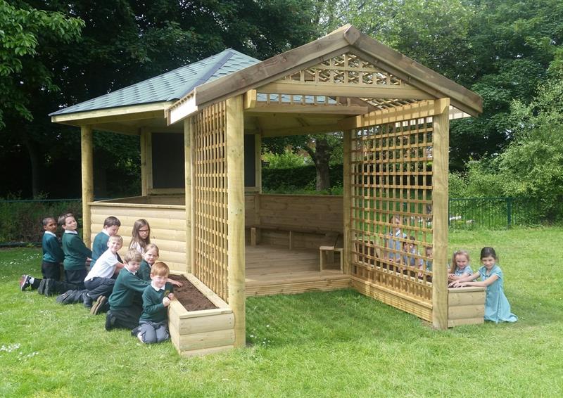 Outdoor Gazebos For Schools | Pentagon Play