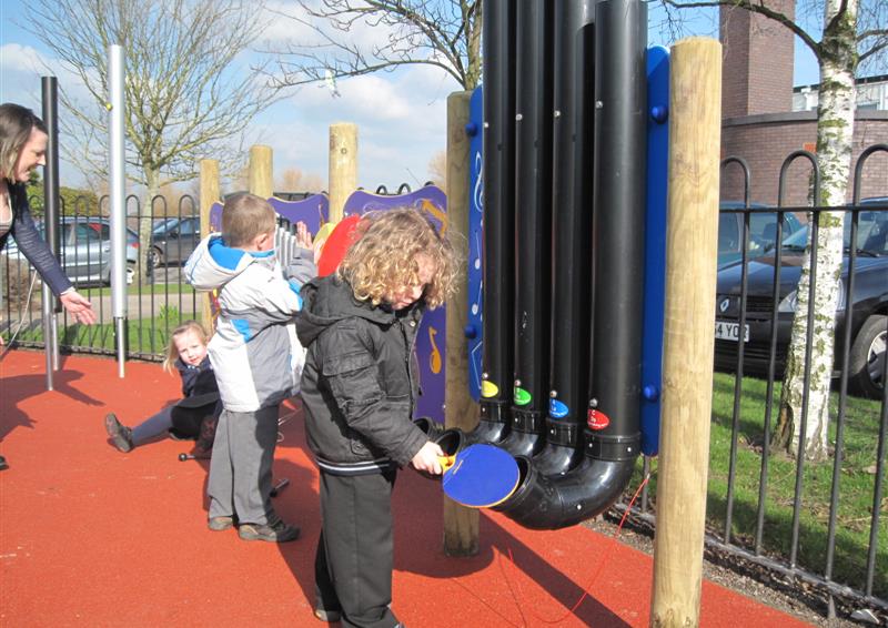 Outdoor Musical Instruments For Schools | Pentagon Play